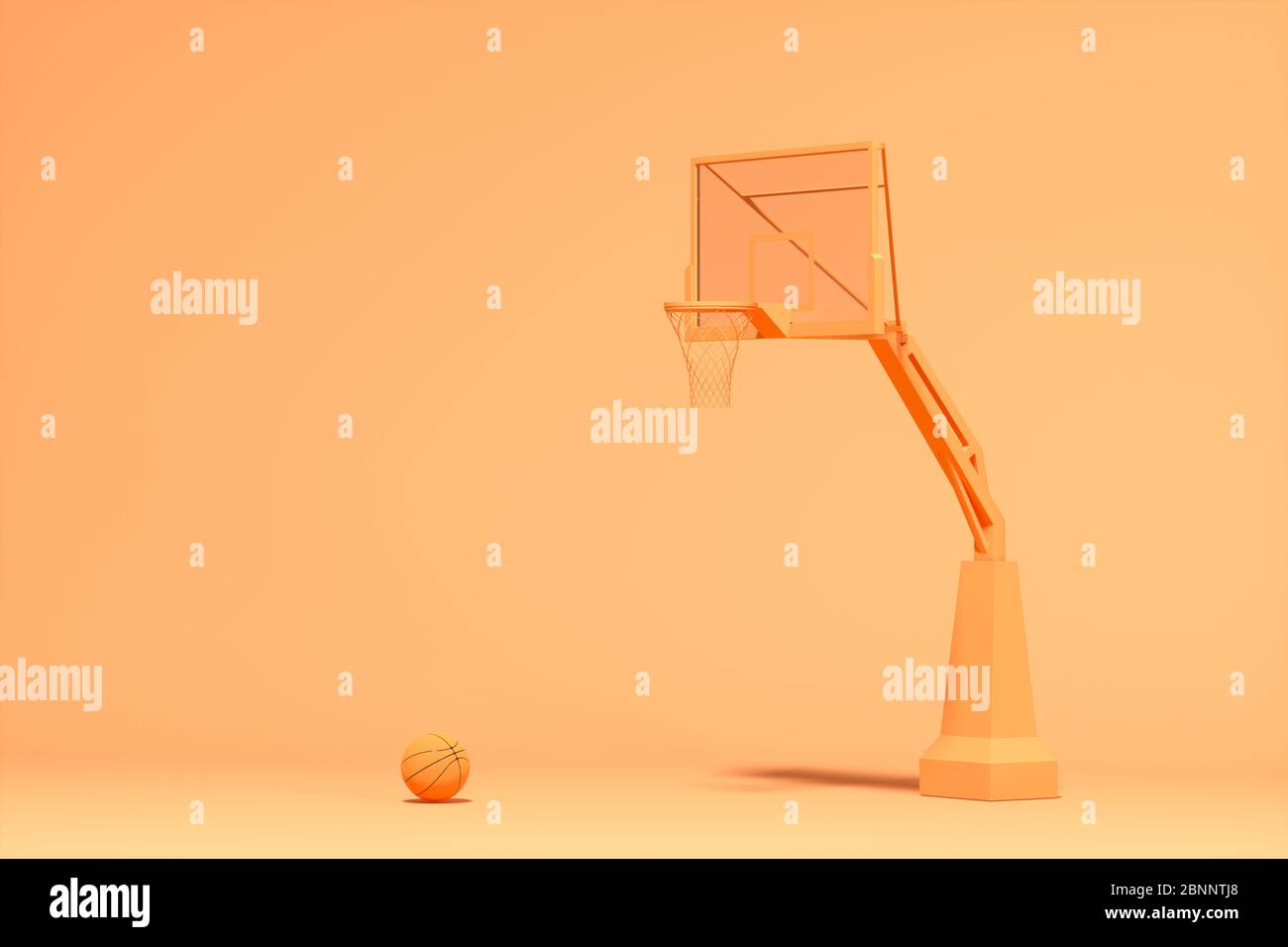 3D model of basketball stands, 3d rendering. Computer digital drawing ...