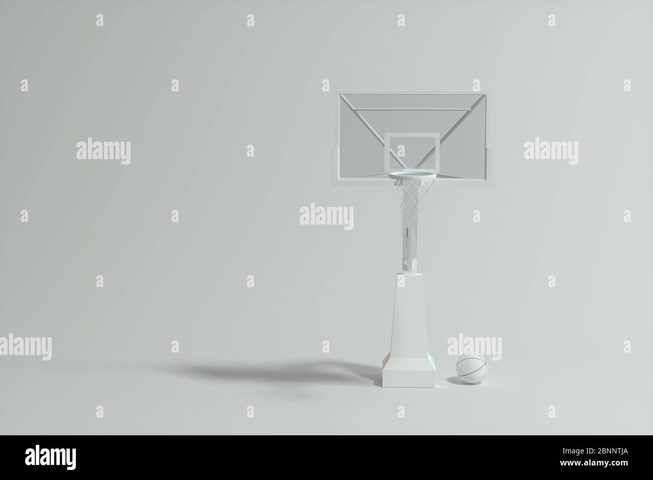 3D model of basketball stands, 3d rendering. Computer digital drawing ...