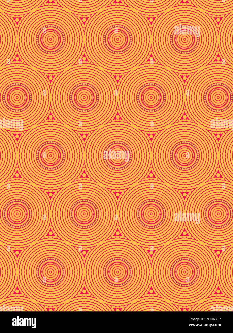 Abstract simple vintage circles background. Detailed retro illustration ...