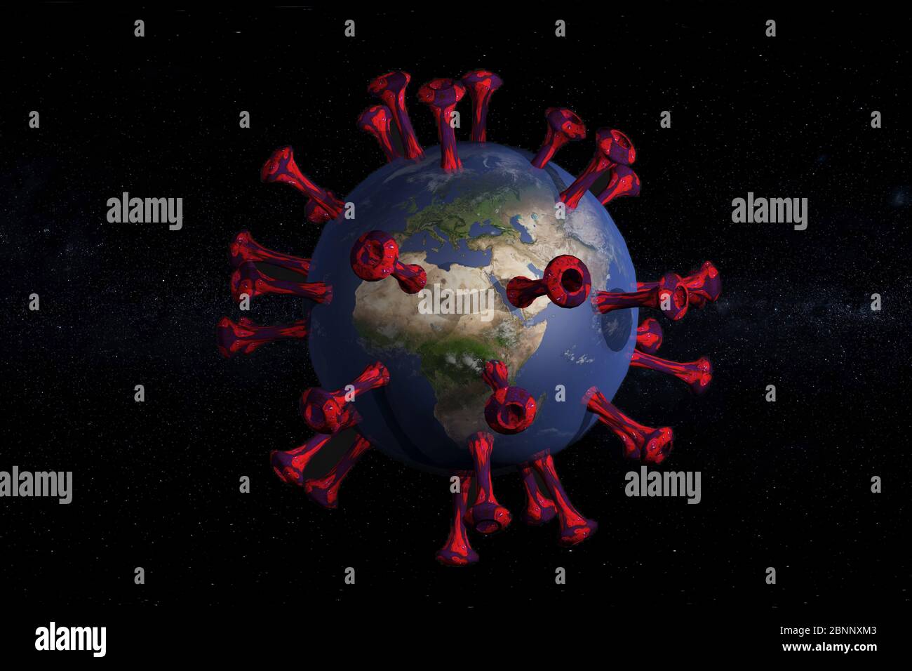 Planet and virus hi-res stock photography and images - Alamy