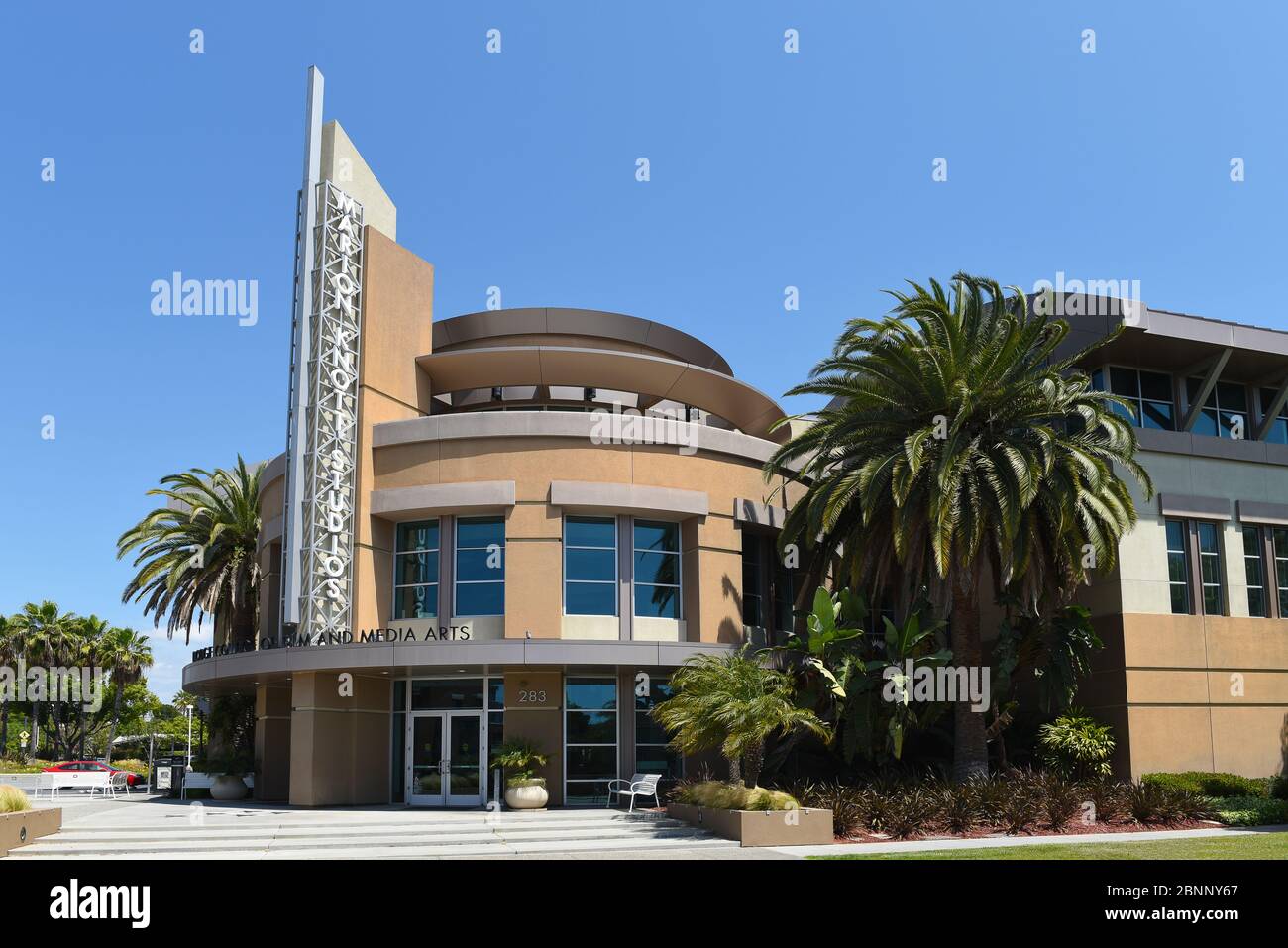 ORANGE, CALIFORNIA - 14 MAY 2020: Marion Knott Studios part of the ...