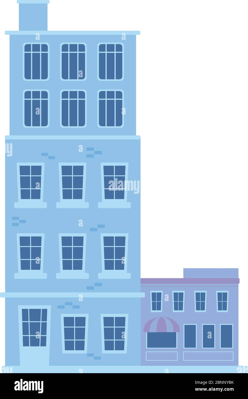 Residential commercial neighborhood Stock Vector Images - Alamy