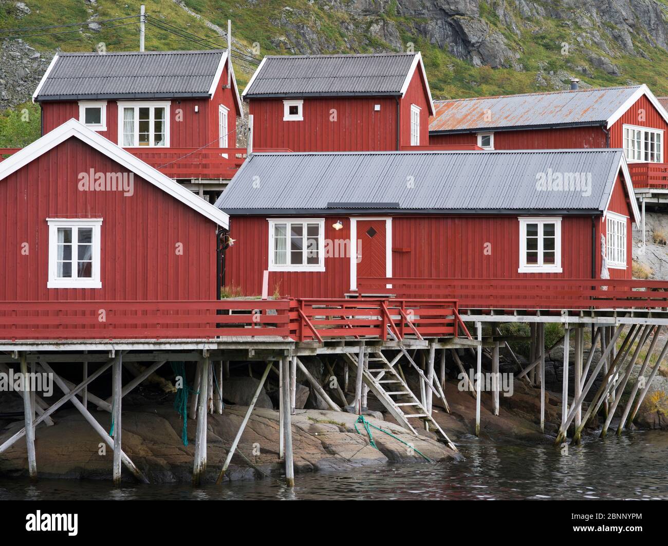 Rote fischerhauser hi-res stock photography and images - Alamy