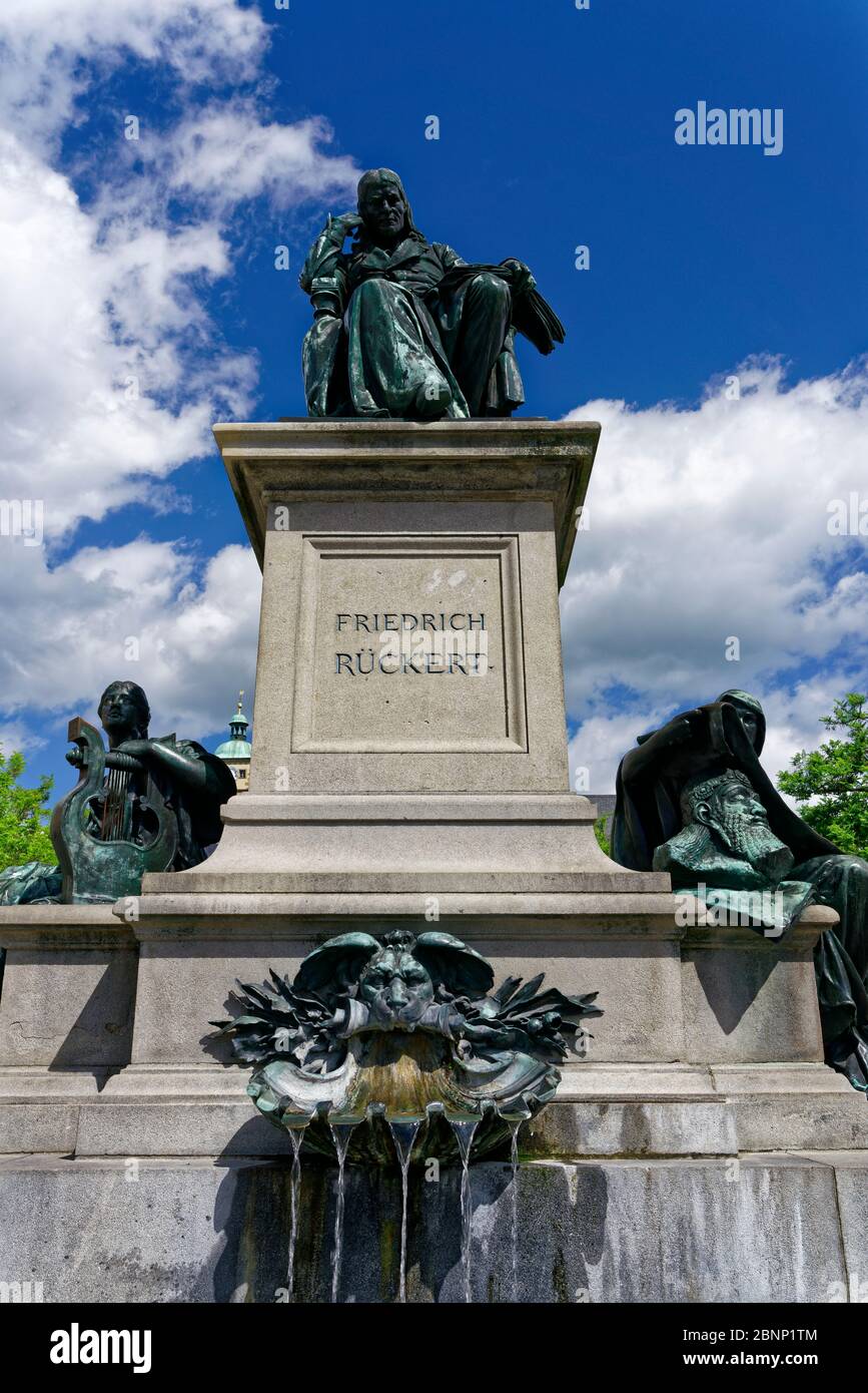 Friedrich ruckert monument hi-res stock photography and images - Alamy