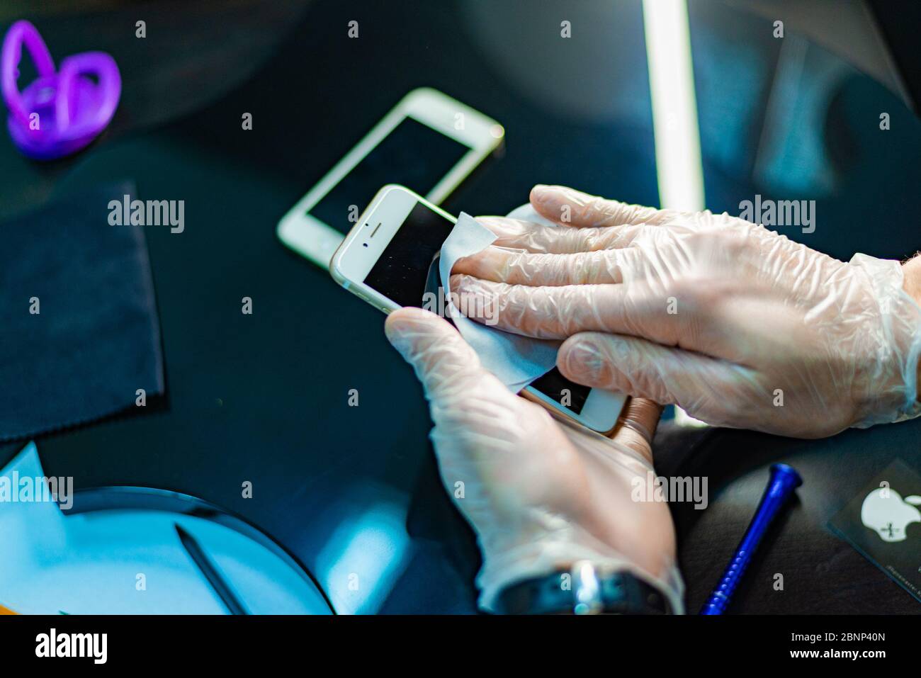Iphone touch disease hi-res stock photography and images - Alamy