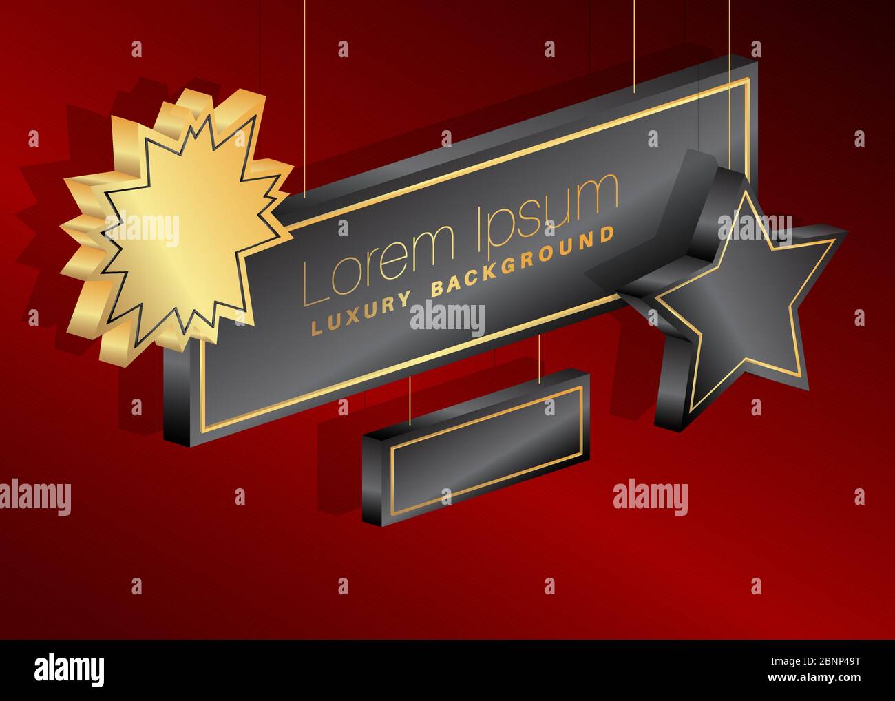 Minimalist premium exclusive banner background. Vector luxury three ...