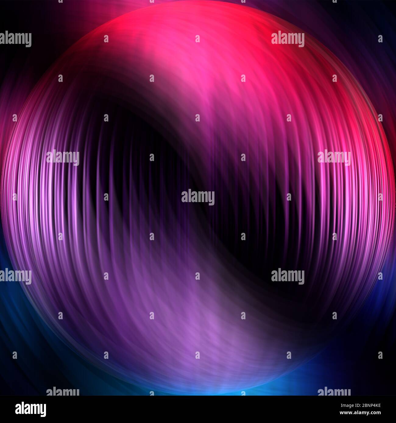 3d rendering spherical lines, colors, abstract futuristic background ...