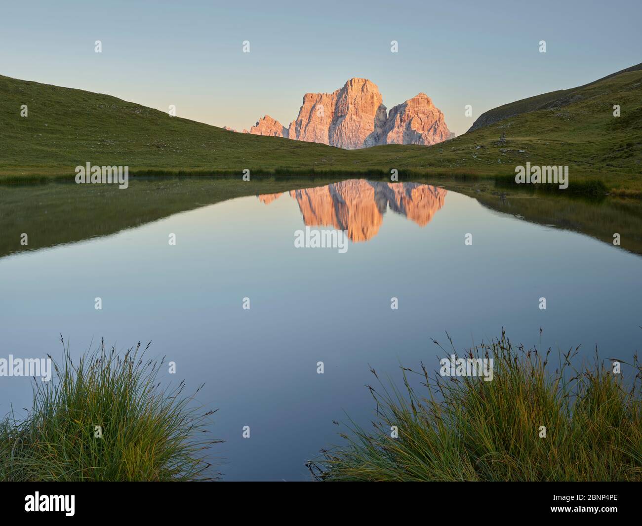 Monte Pelmo, Lago delle Baste, Veneto, Italy Stock Photo - Alamy