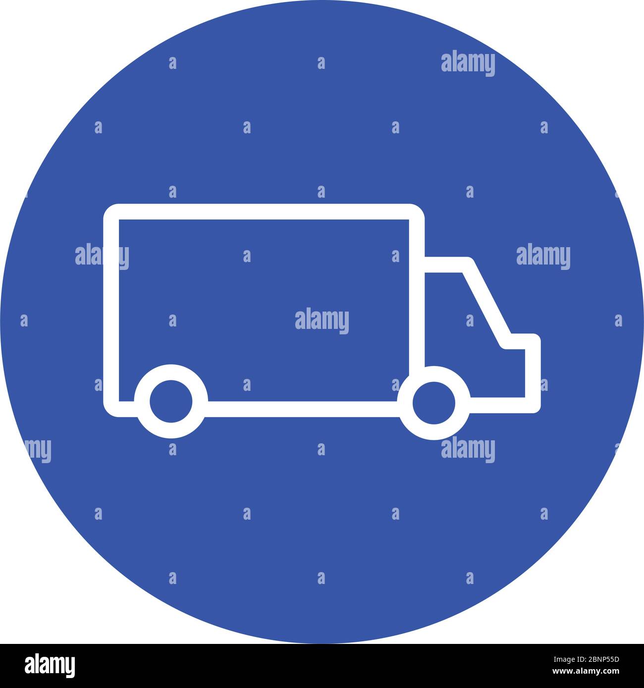 truck delivery service block style Stock Vector Image & Art - Alamy