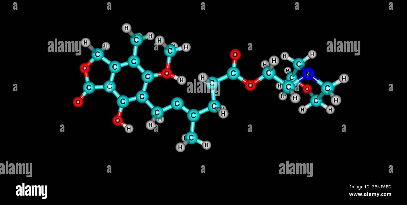 Mycophenolic acid, or mycophenolate, is an immunosuppressant drug used ...