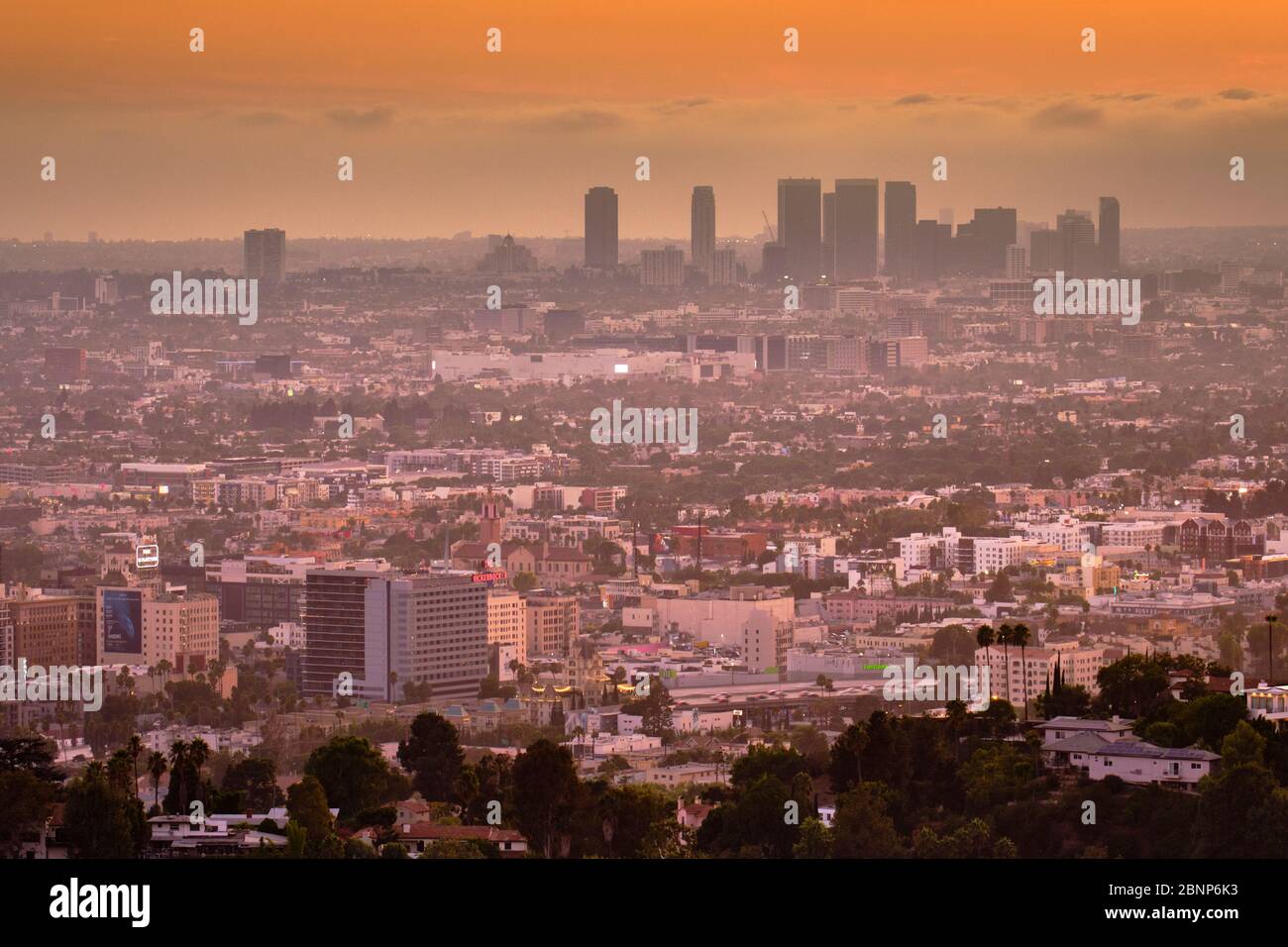 USA, United States of America, California, Los Angeles, Downtown ...