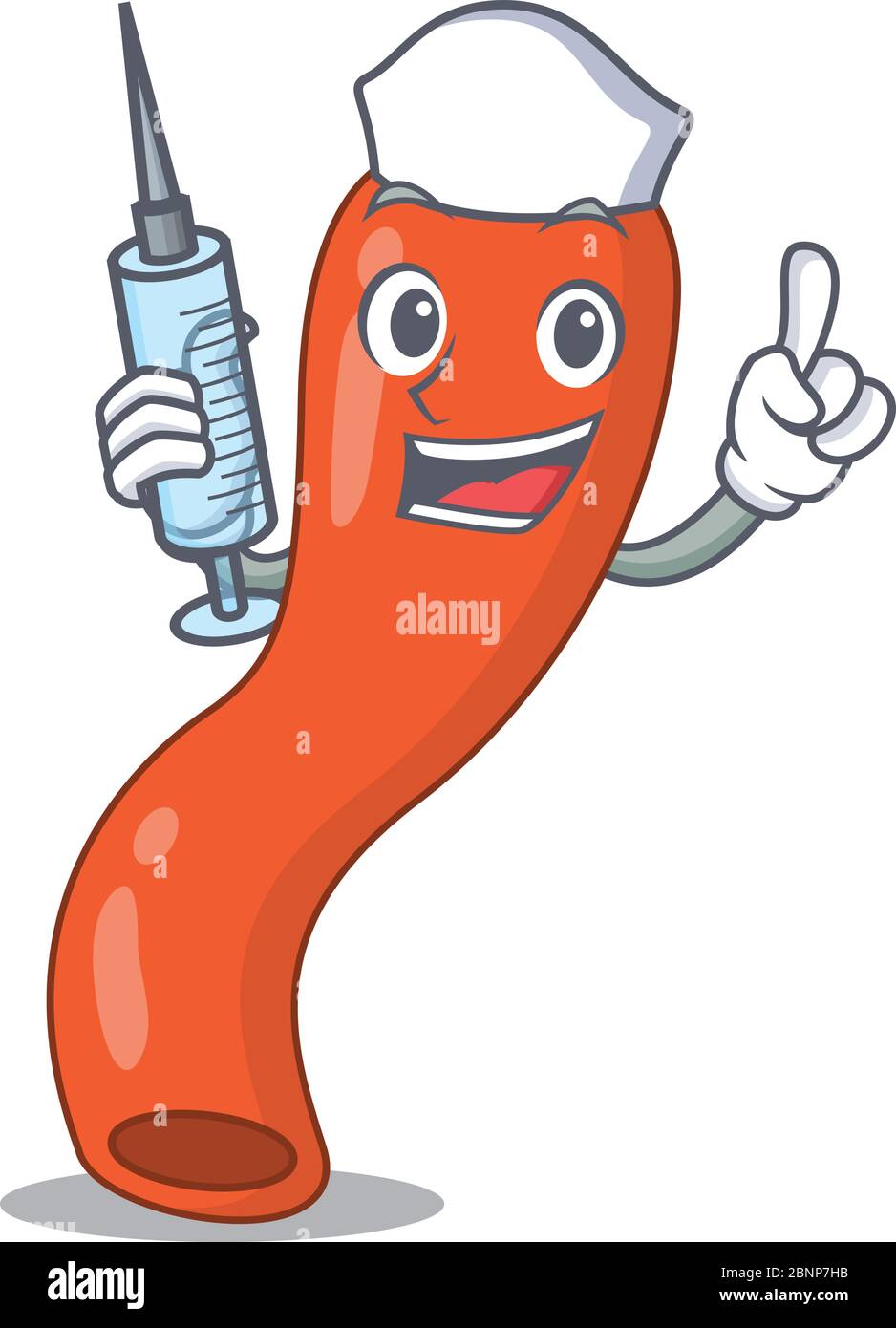 Medical illustration appendix appendicitis Stock Vector Images - Alamy