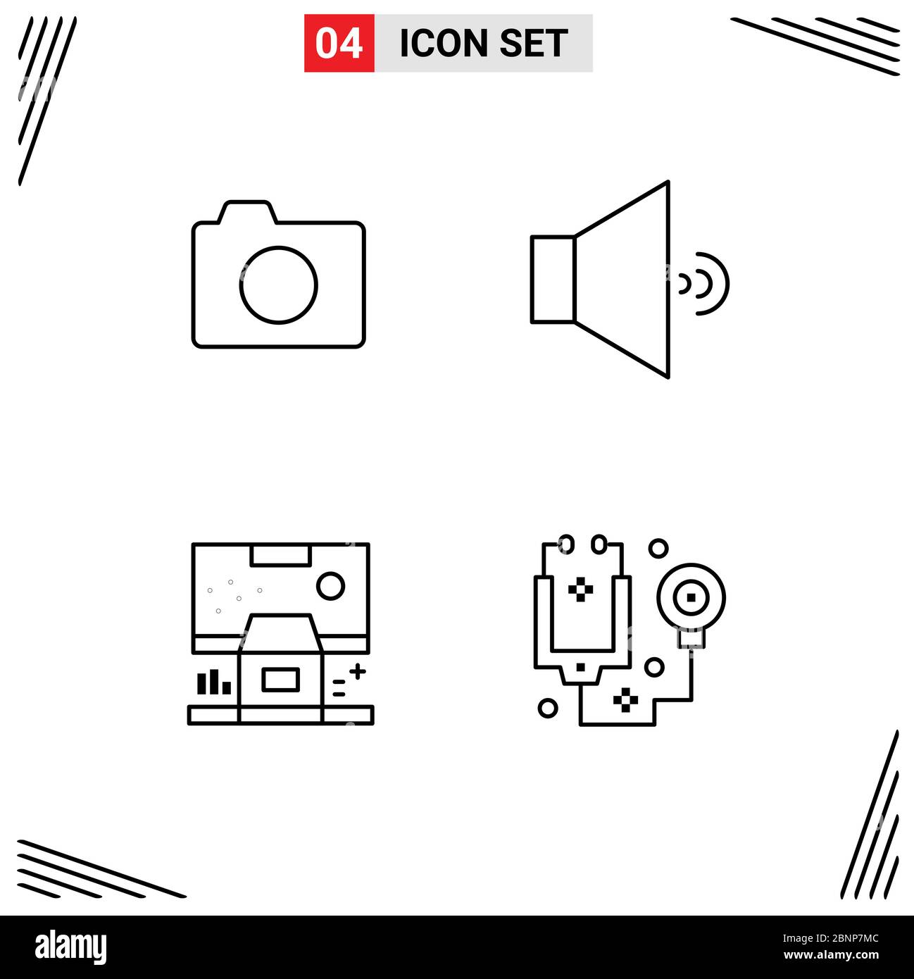 Panel room speaker Stock Vector Images - Alamy