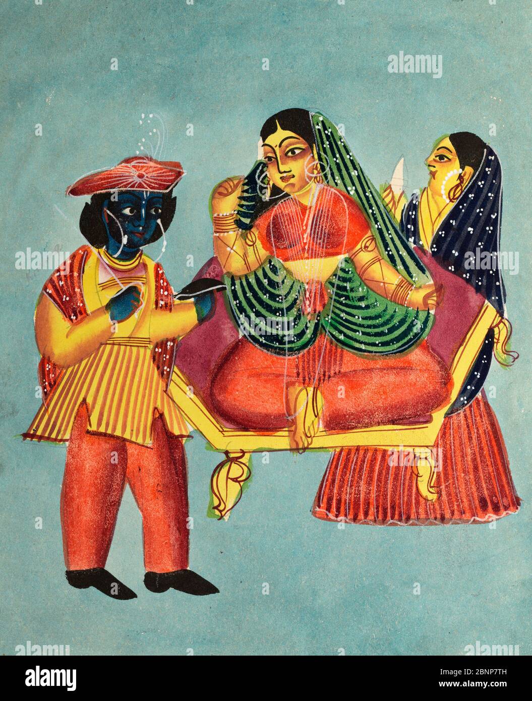 Rai Raja, 1800s, Indian and Southeast Asian Art Stock Photo - Alamy