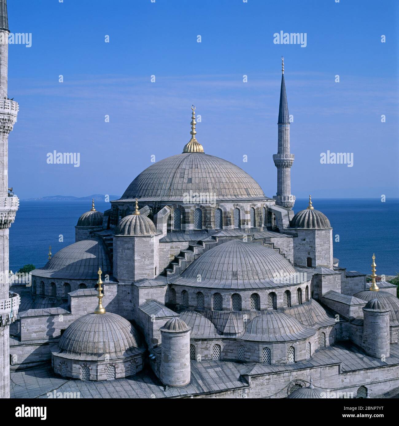 Dome of Blue Mosque (Sutanahmet Camii). Istanbul, Turkey Stock Photo ...