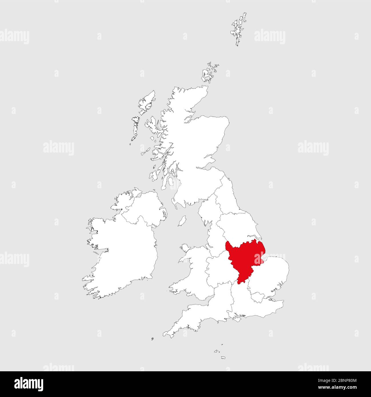 England map boundaries hi-res stock photography and images - Alamy