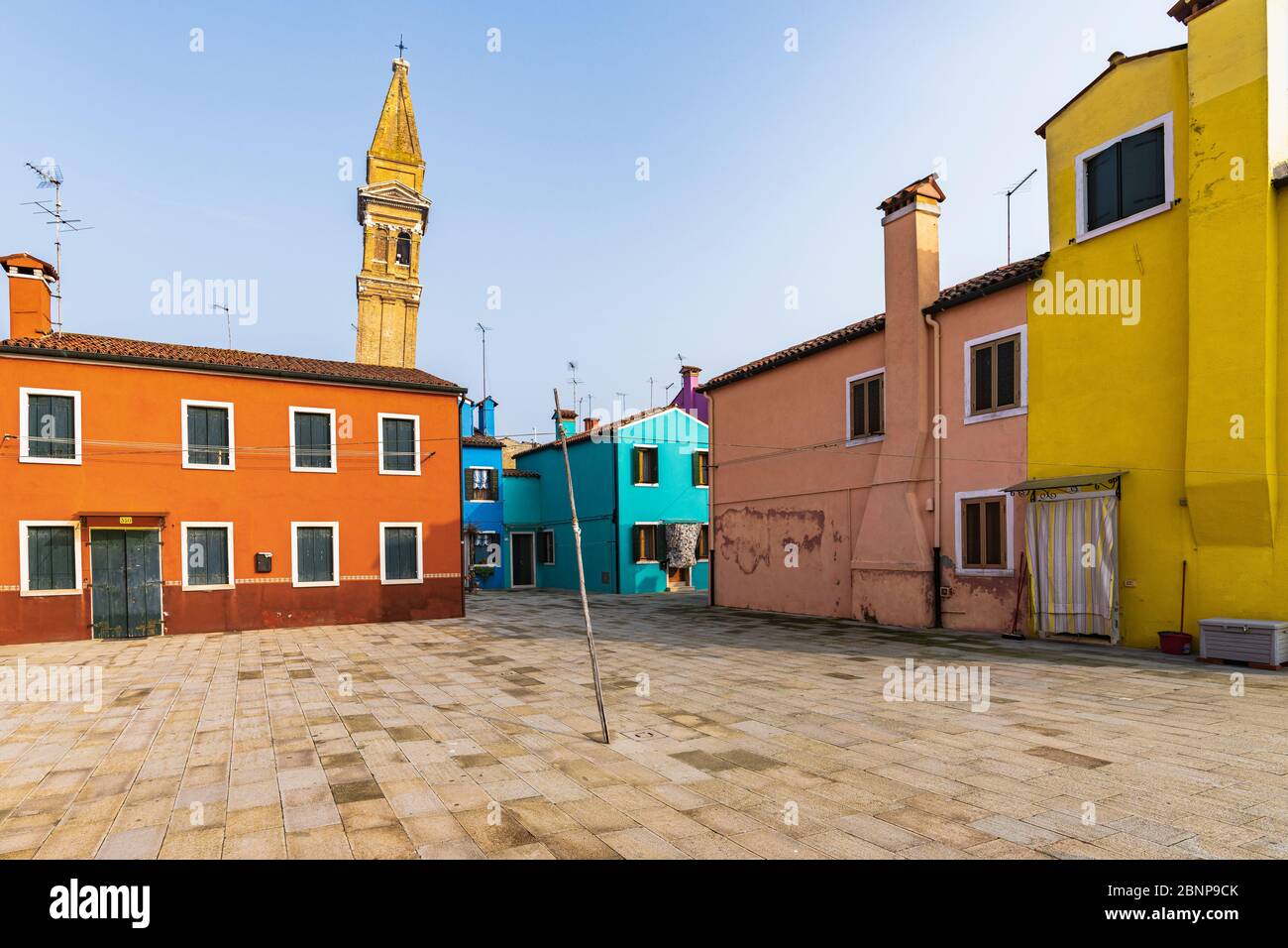 Burano, Venice, Island, Veneto, Italy, Northern Italy, colorful ...
