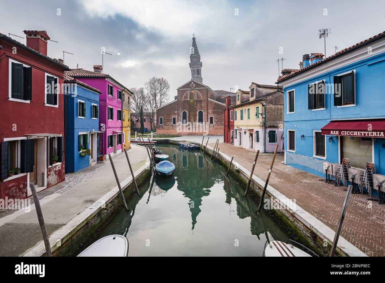 Burano, Venice, Island, Veneto, Italy, Northern Italy, colorful ...