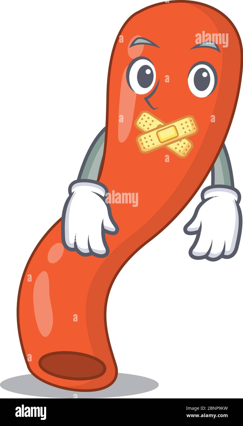 Appendix cartoon character style having strange silent face Stock ...