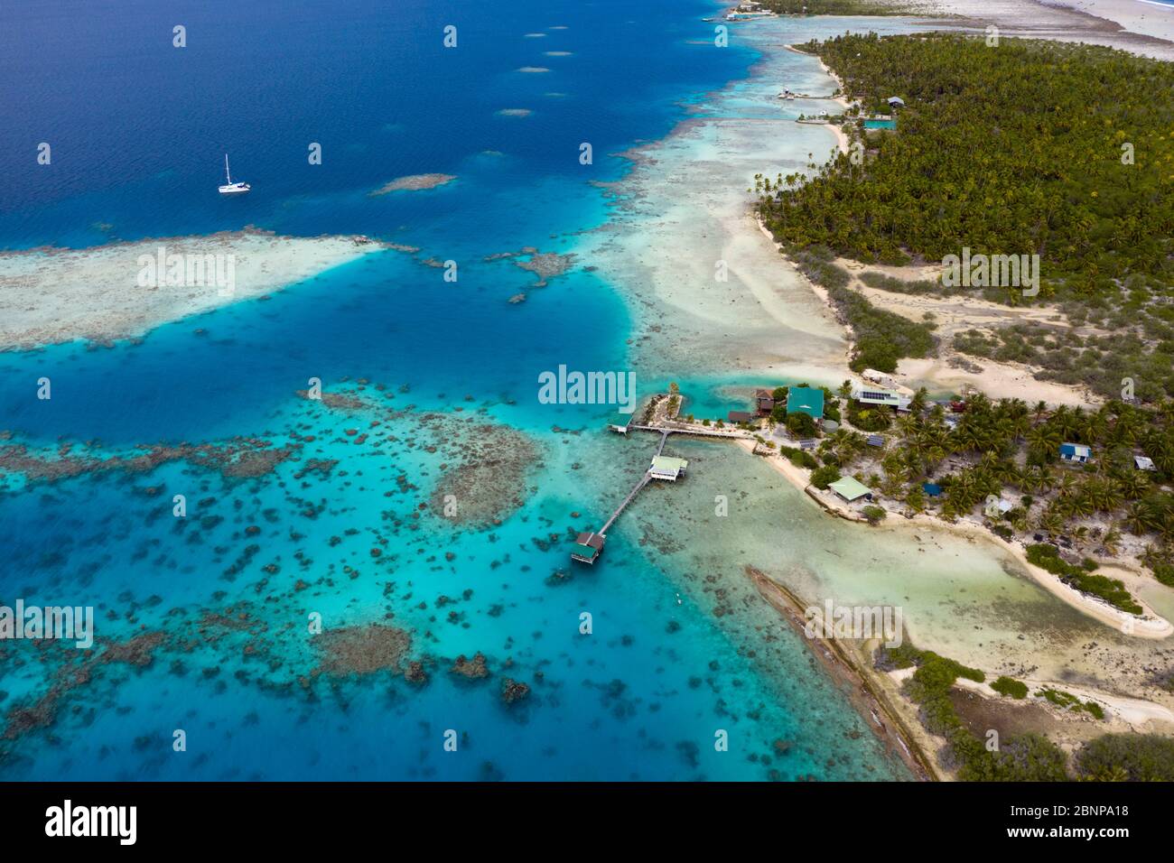 Impressions of Ahe Atoll, Tuamotu Archipelago, French Polynesia Stock ...