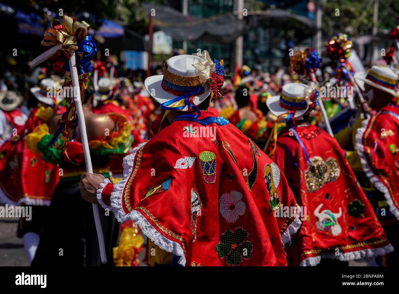 Garabato Dance, the eternal fight between life and death, in which the ...