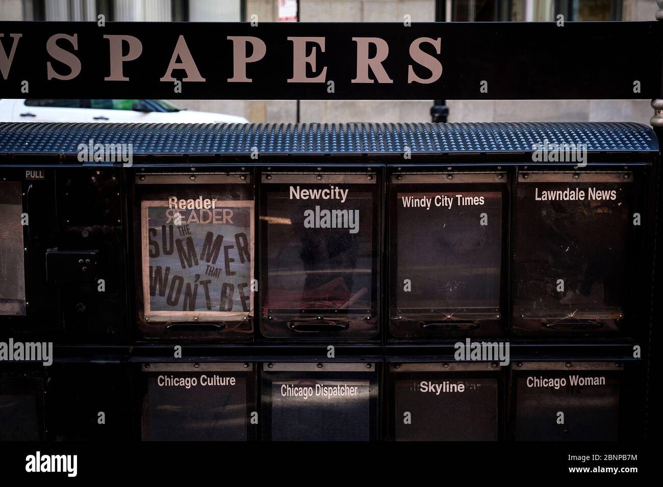 Chicago reader hi-res stock photography and images - Alamy