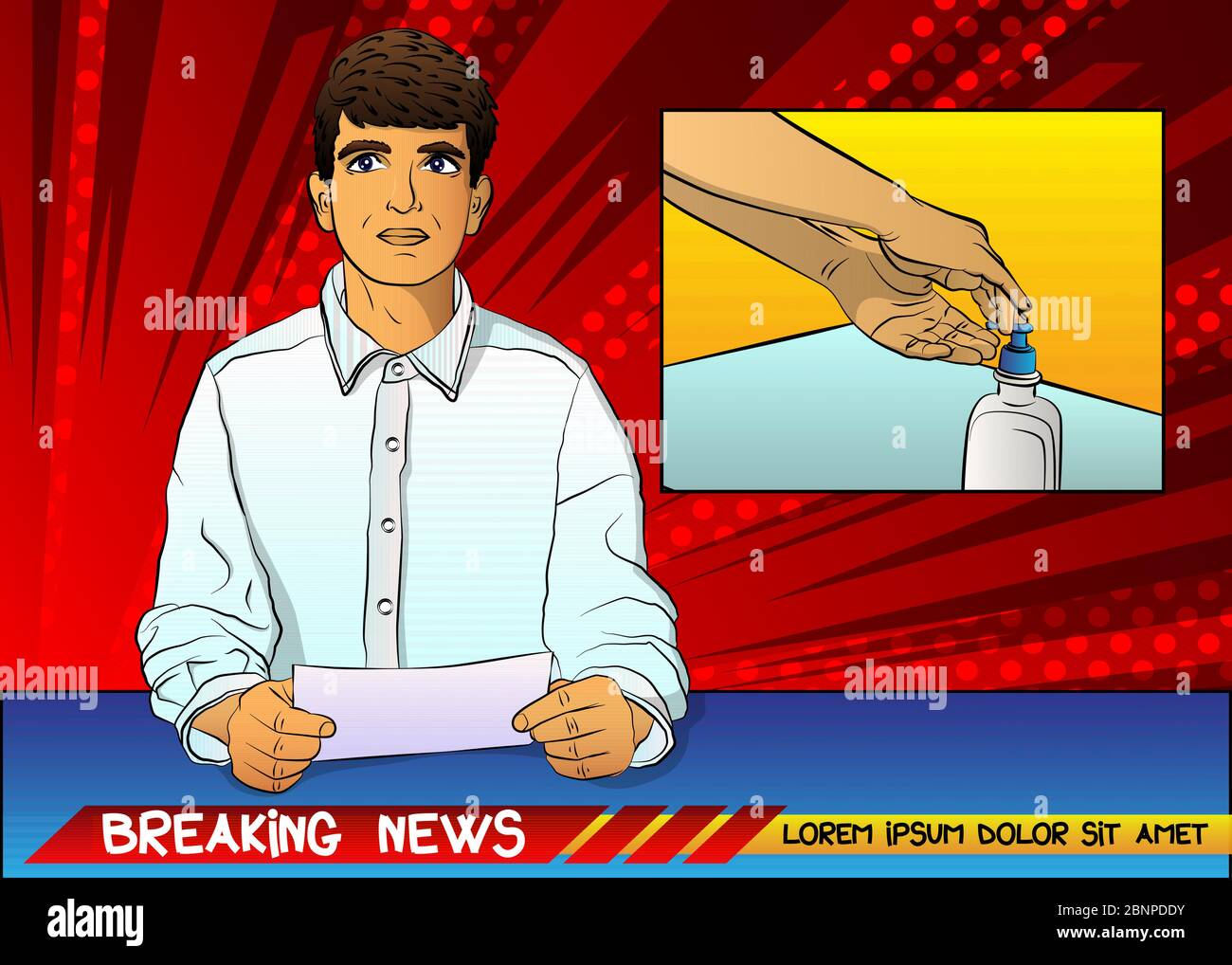 Soap tv studio Stock Vector Images - Alamy