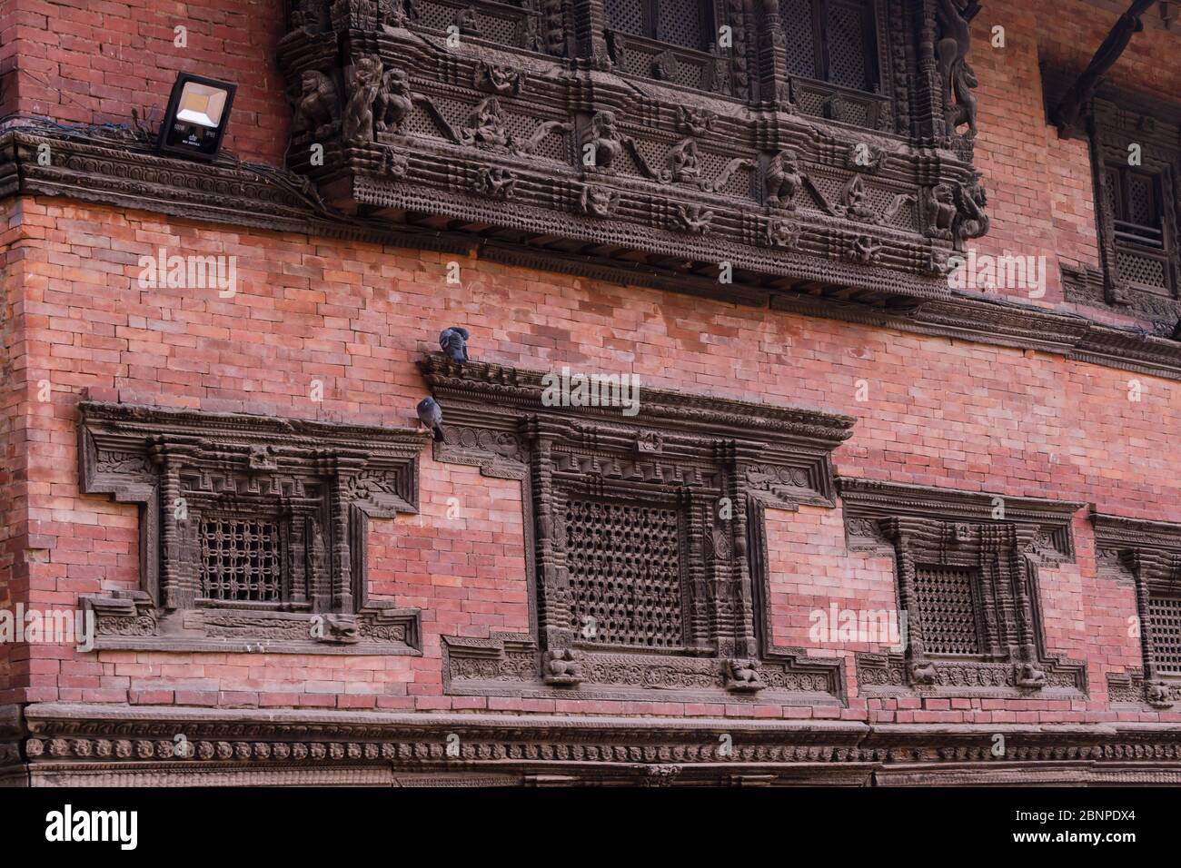 Windows of Patan Durbar Square, Patan, Nepal, the World Heritage Site ...