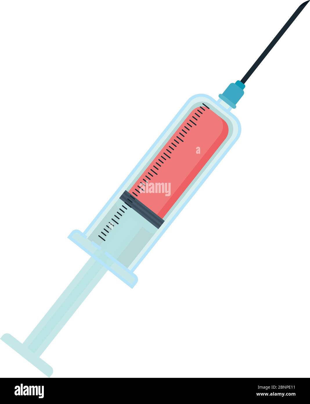 Isolated medical injection vector design Stock Vector Image & Art - Alamy