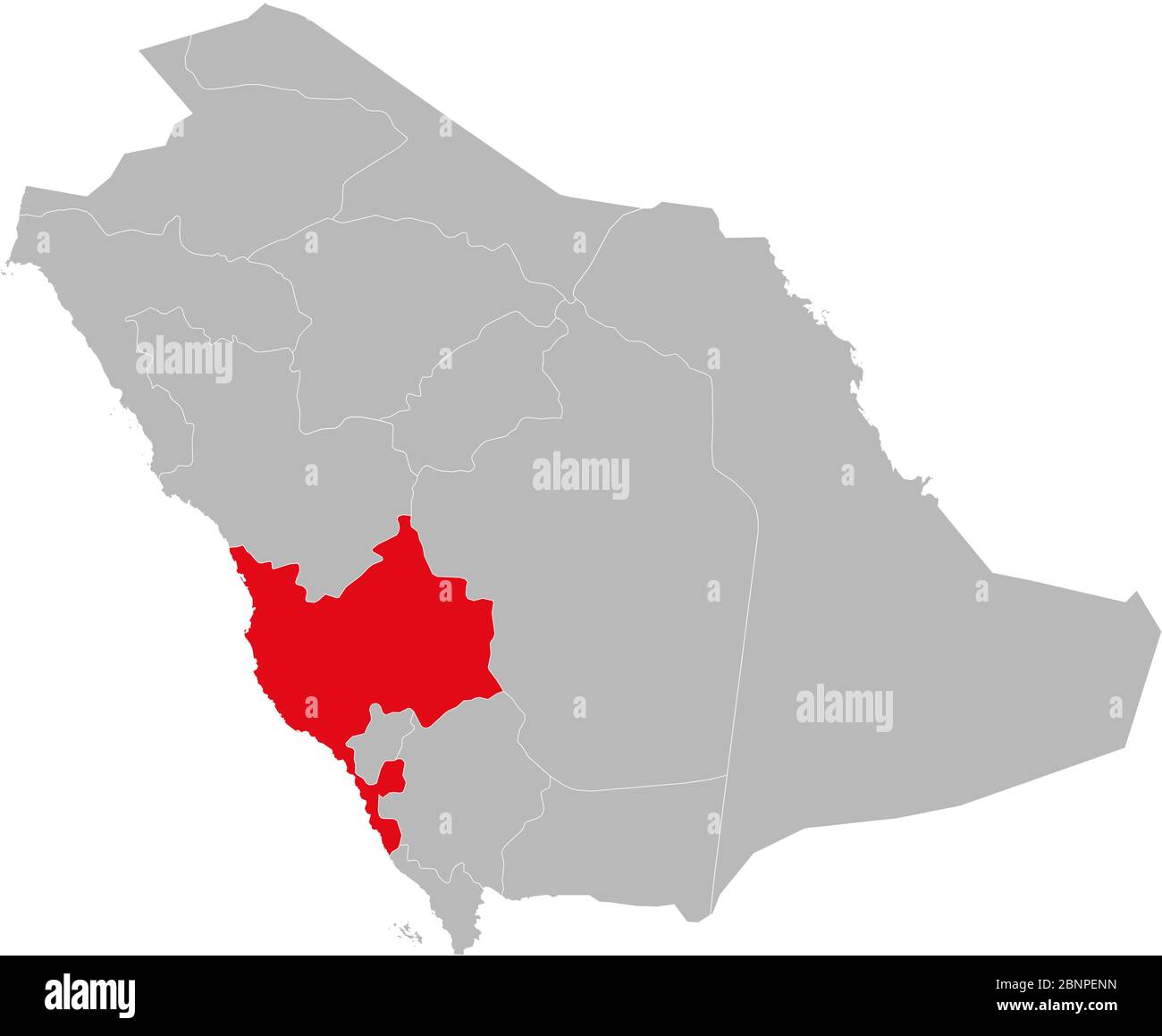 Saudi arabia map vector hi-res stock photography and images - Alamy