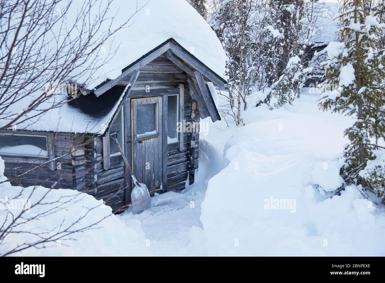 Finland, Lapland, Kota, winter Stock Photo - Alamy