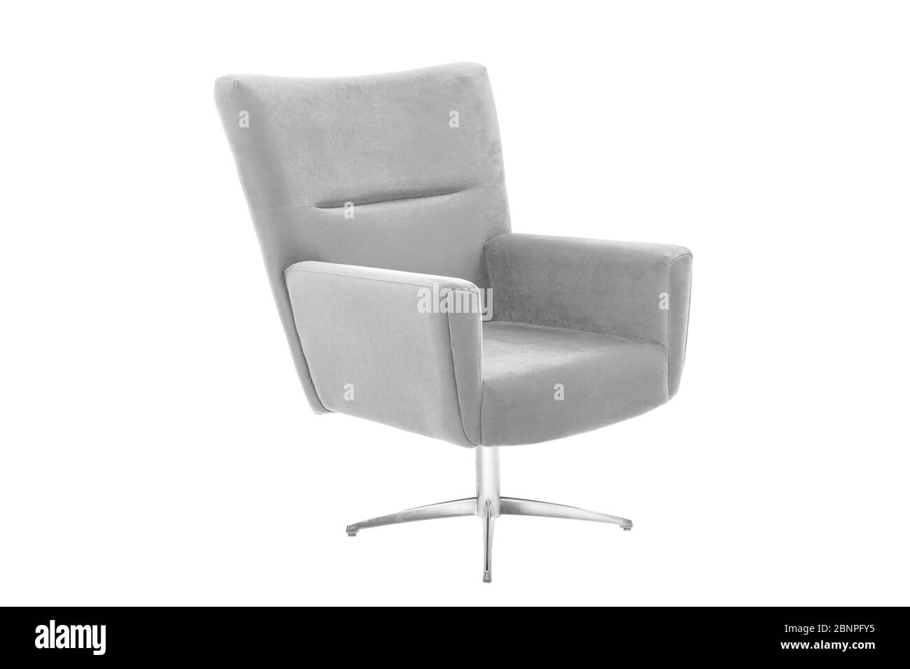 Color armchair. Modern designer chair on white background. Texture ...
