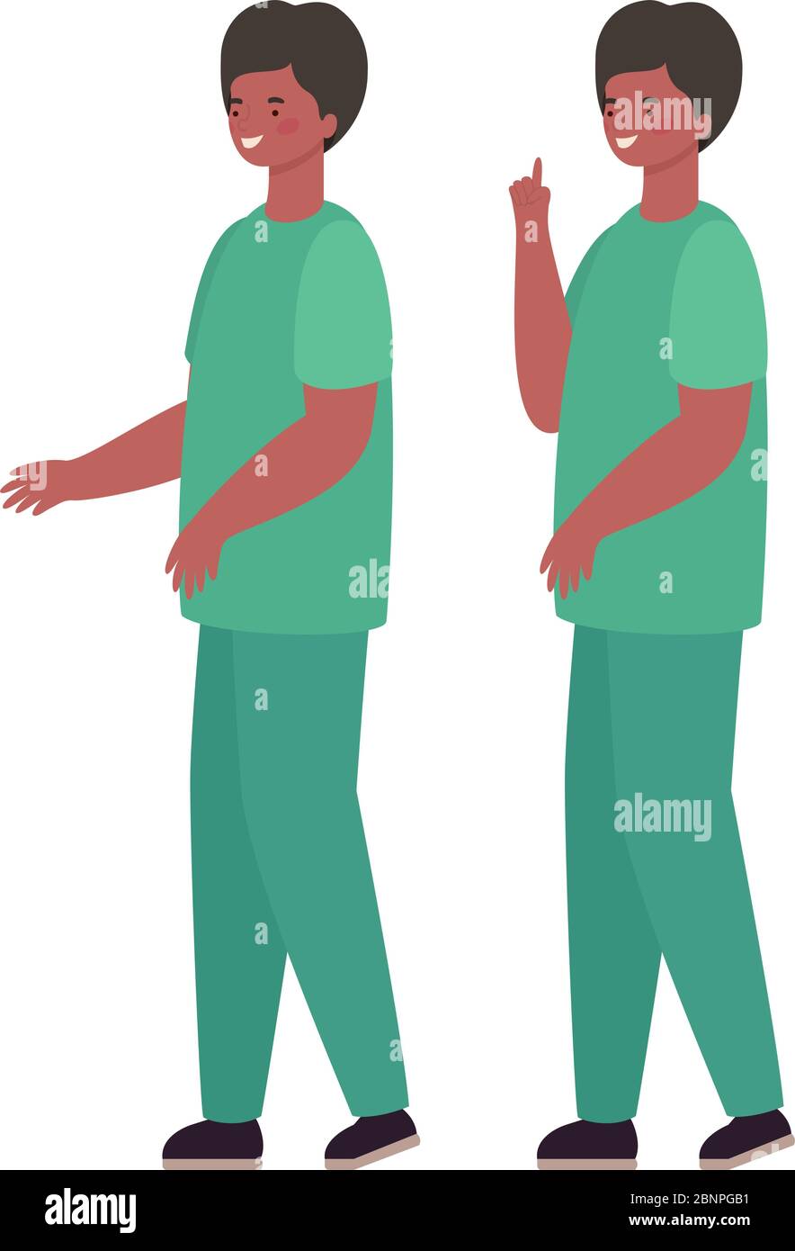 Men doctors with uniforms vector design Stock Vector Image & Art - Alamy