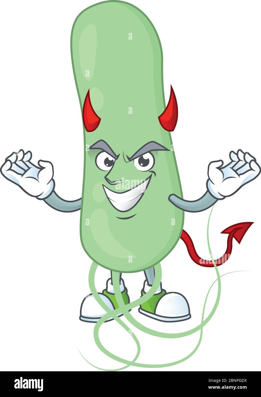 A cartoon image of aquificae as a devil character Stock Vector Image ...