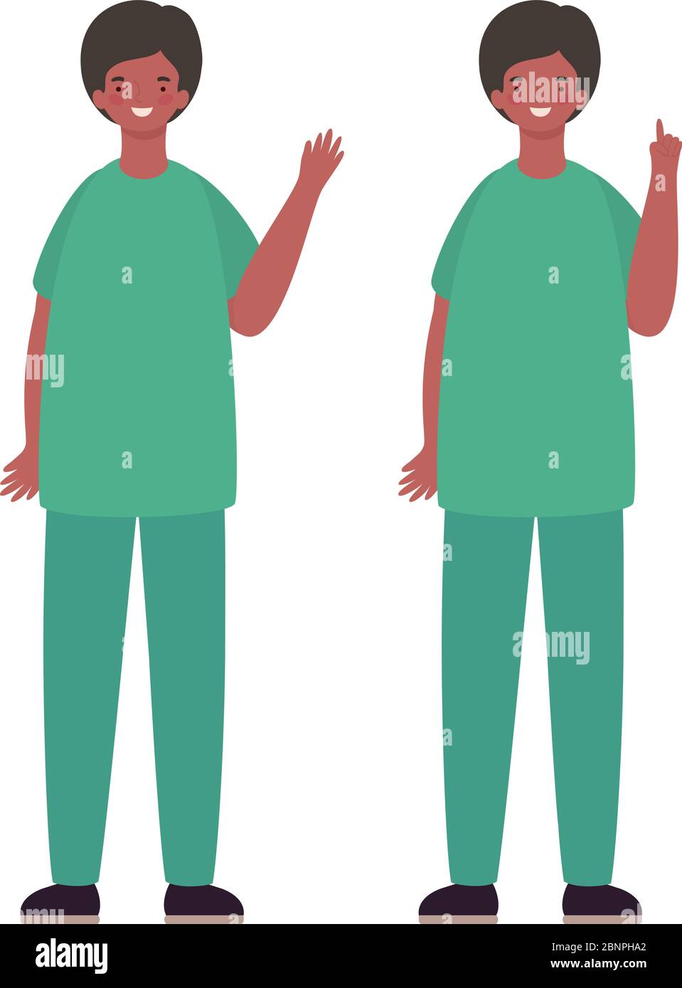 Men doctors with uniforms vector design Stock Vector Image & Art - Alamy
