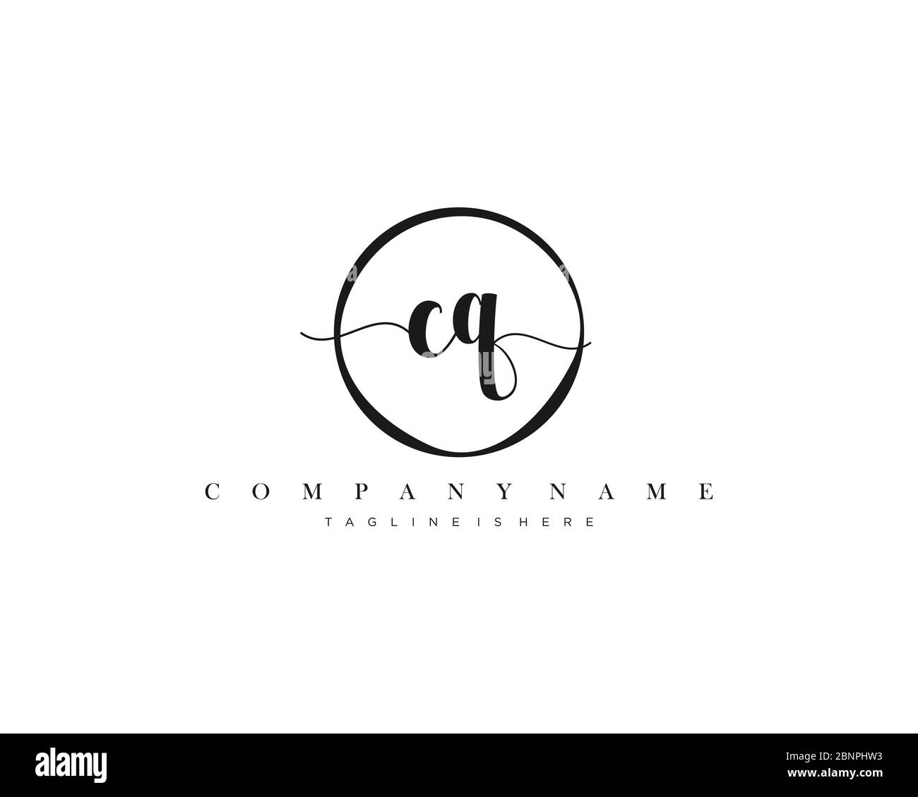 Cq font Stock Vector Images - Alamy