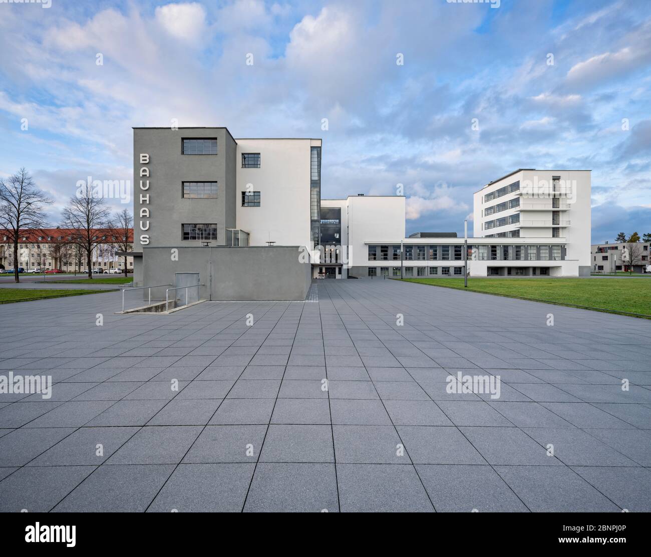 Germany, Saxony-Anhalt, Dessau-Roßlau, The Bauhaus Dessau, UNESCO World ...