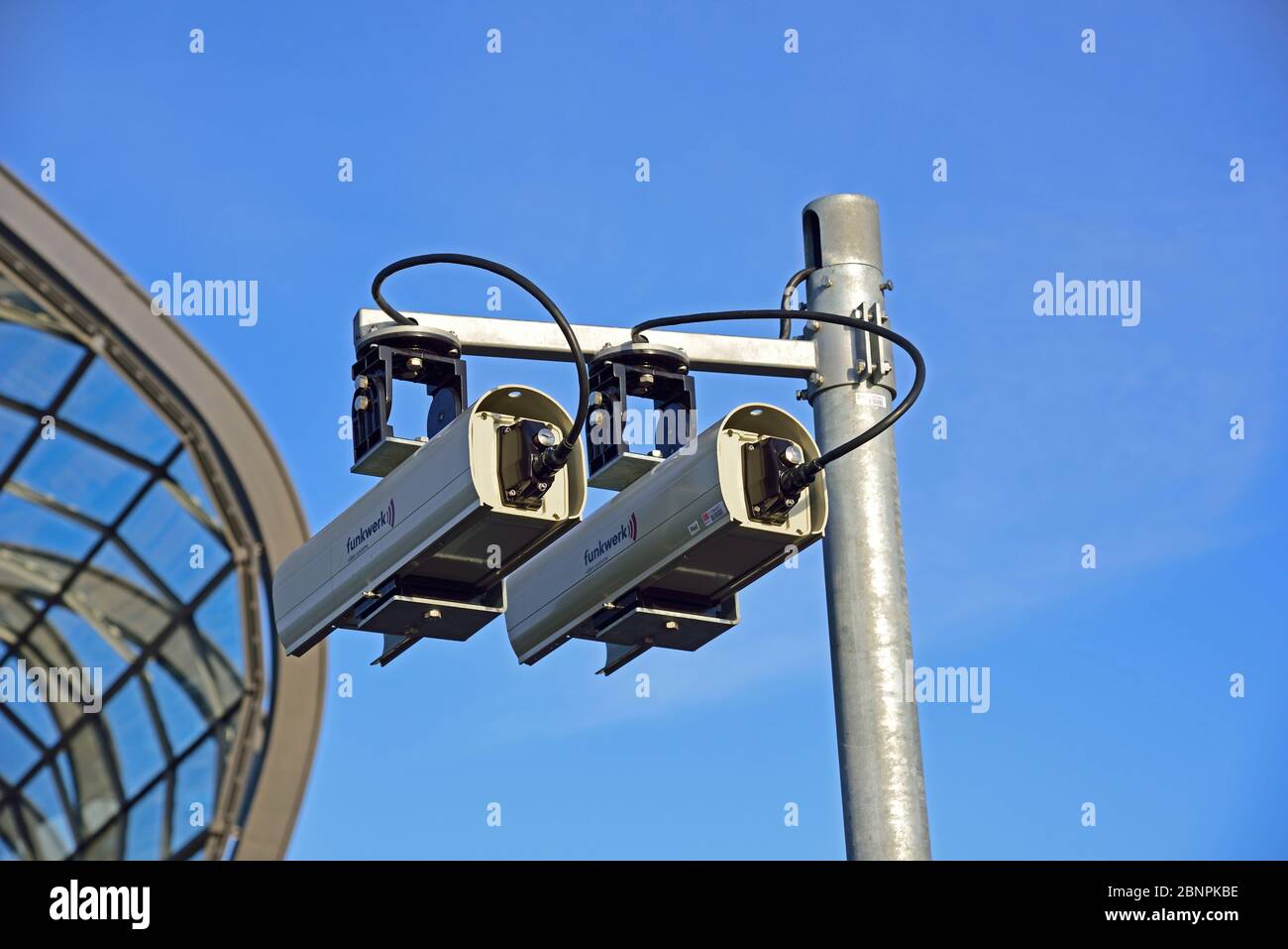 Europe, Germany, Hamburg, S-Bahn, station Elbbrücken, new building ...