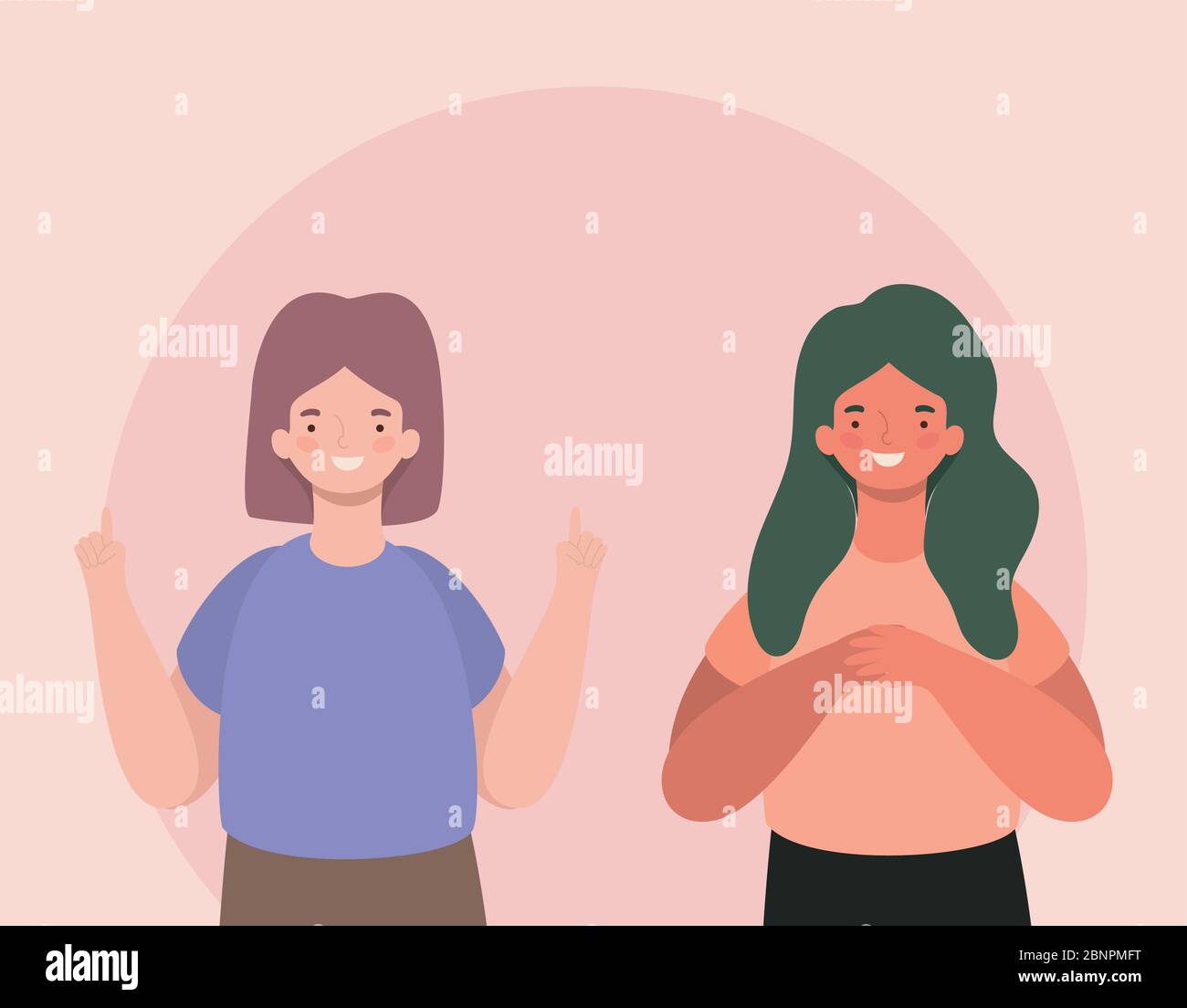 happy women cartoons vector design Stock Vector Image & Art - Alamy
