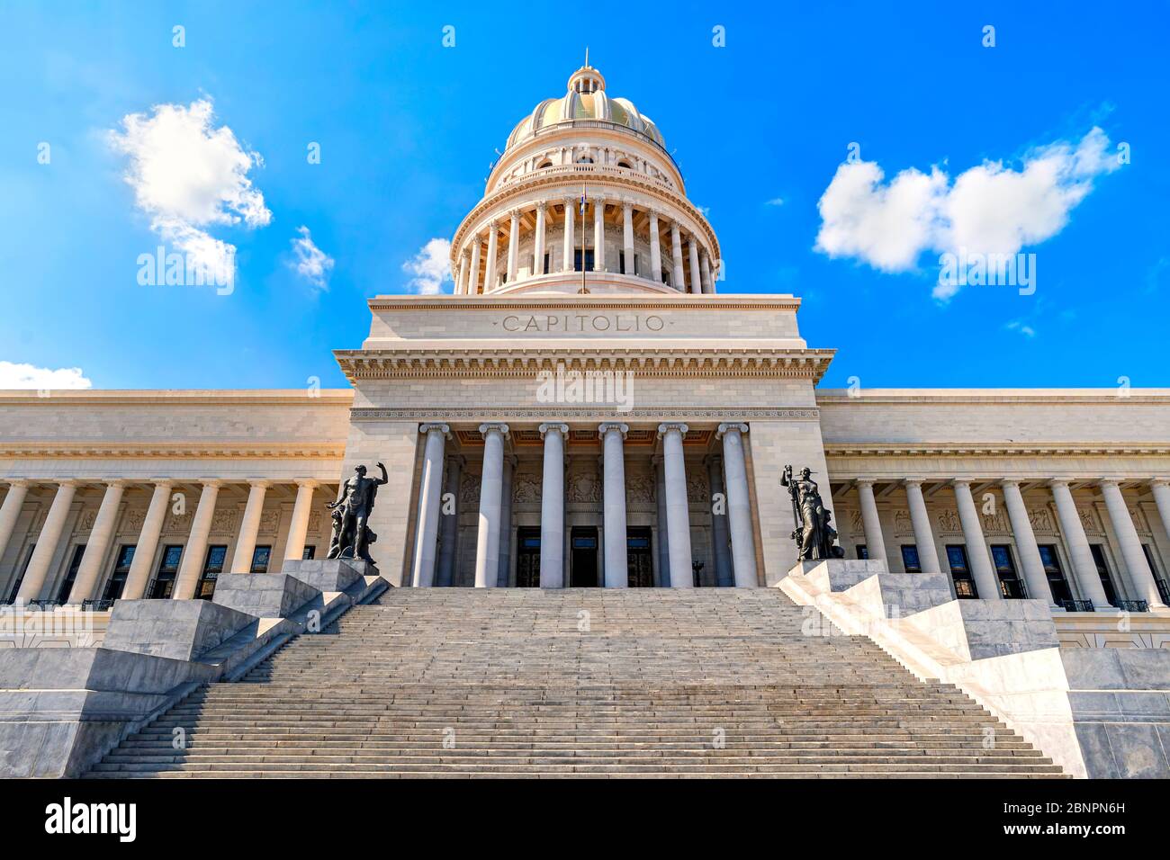 Capitol entrance stair, south side, Havana Cuba. copy of the Capitol in ...