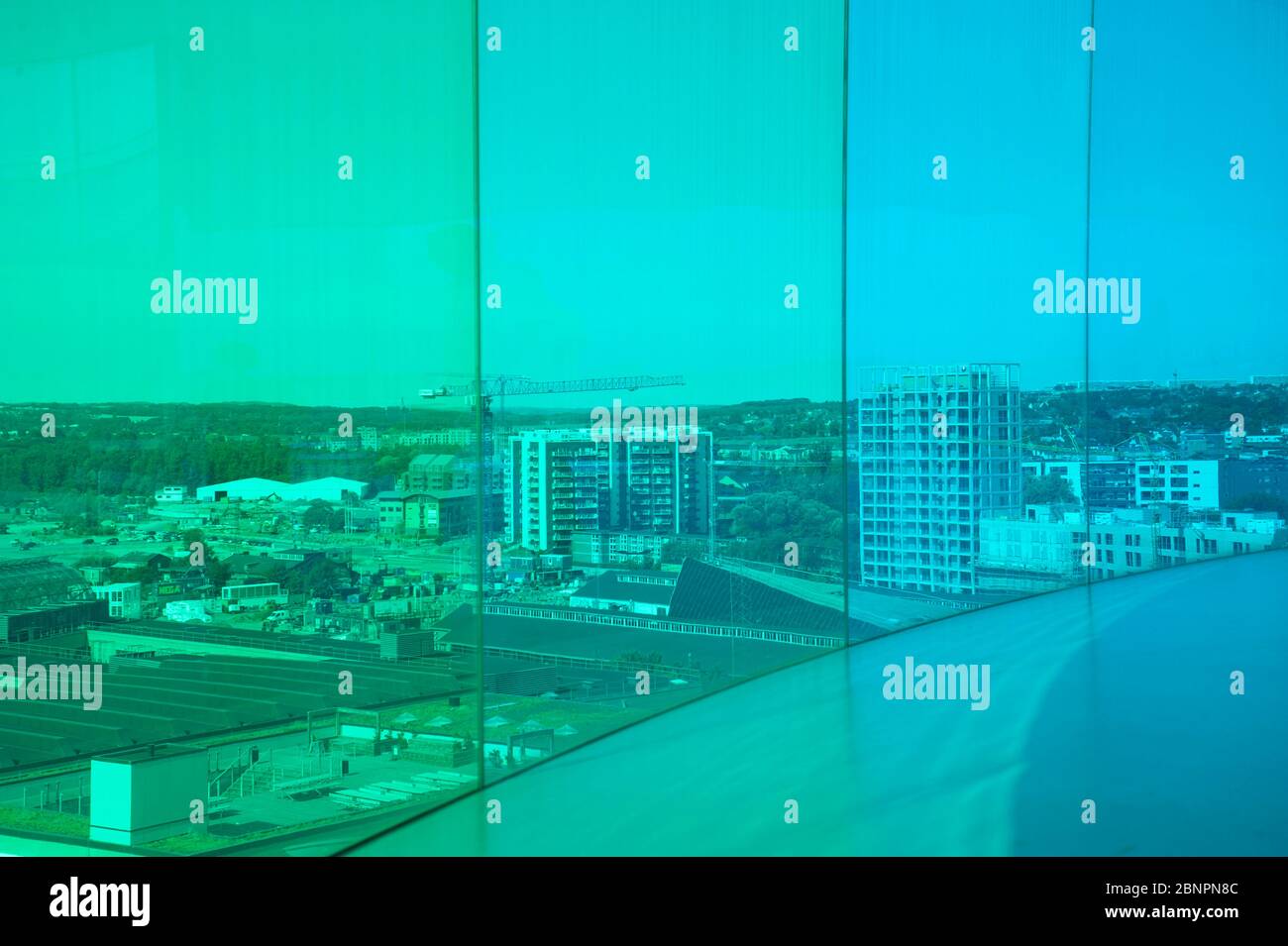 Aros aarhus art museum with roof installation your rainbow panorama hi ...
