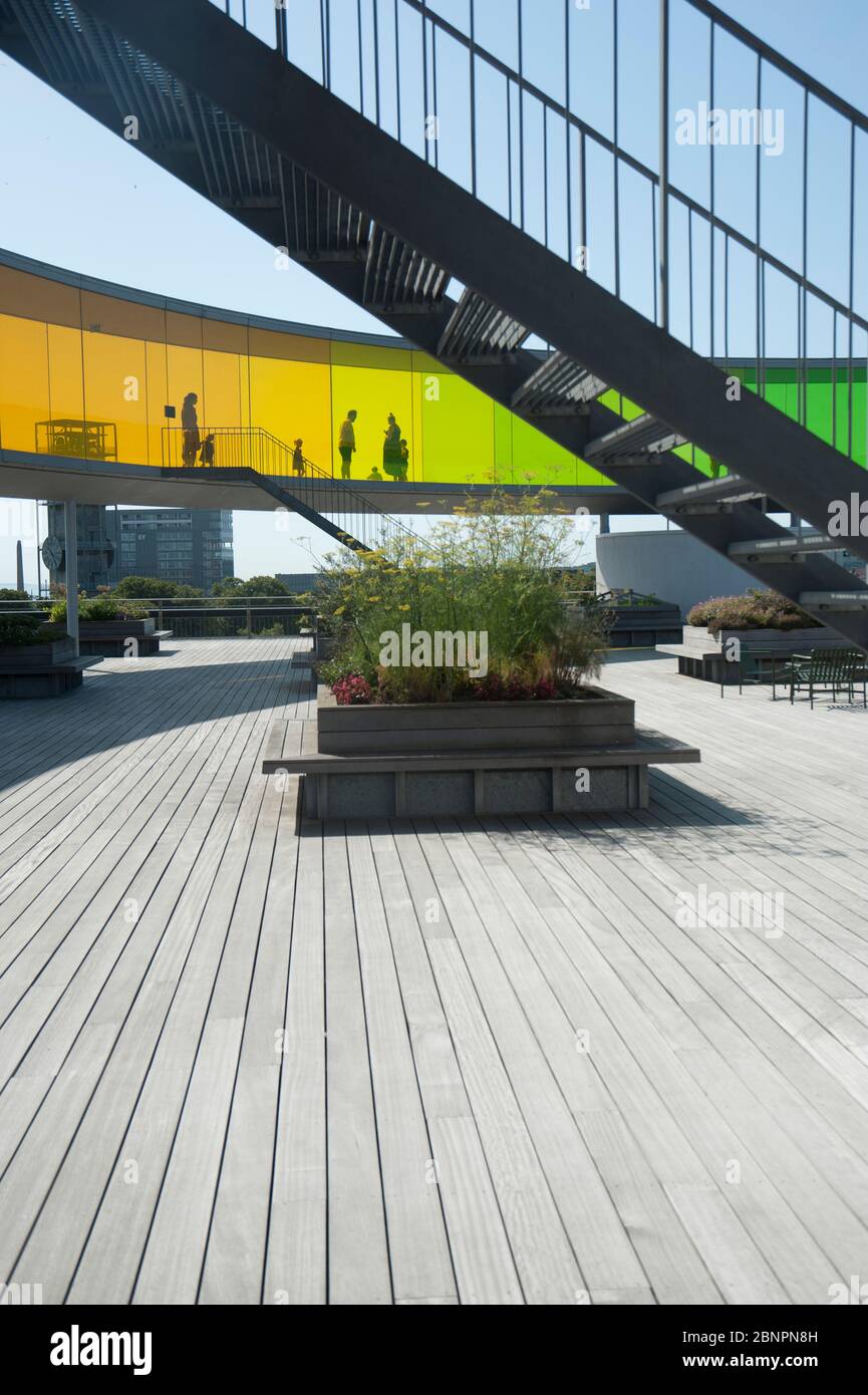 Aros aarhus art museum with roof installation your rainbow panorama hi ...