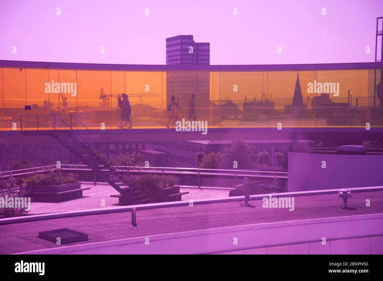 Aros aarhus art museum with roof installation your rainbow panorama hi ...