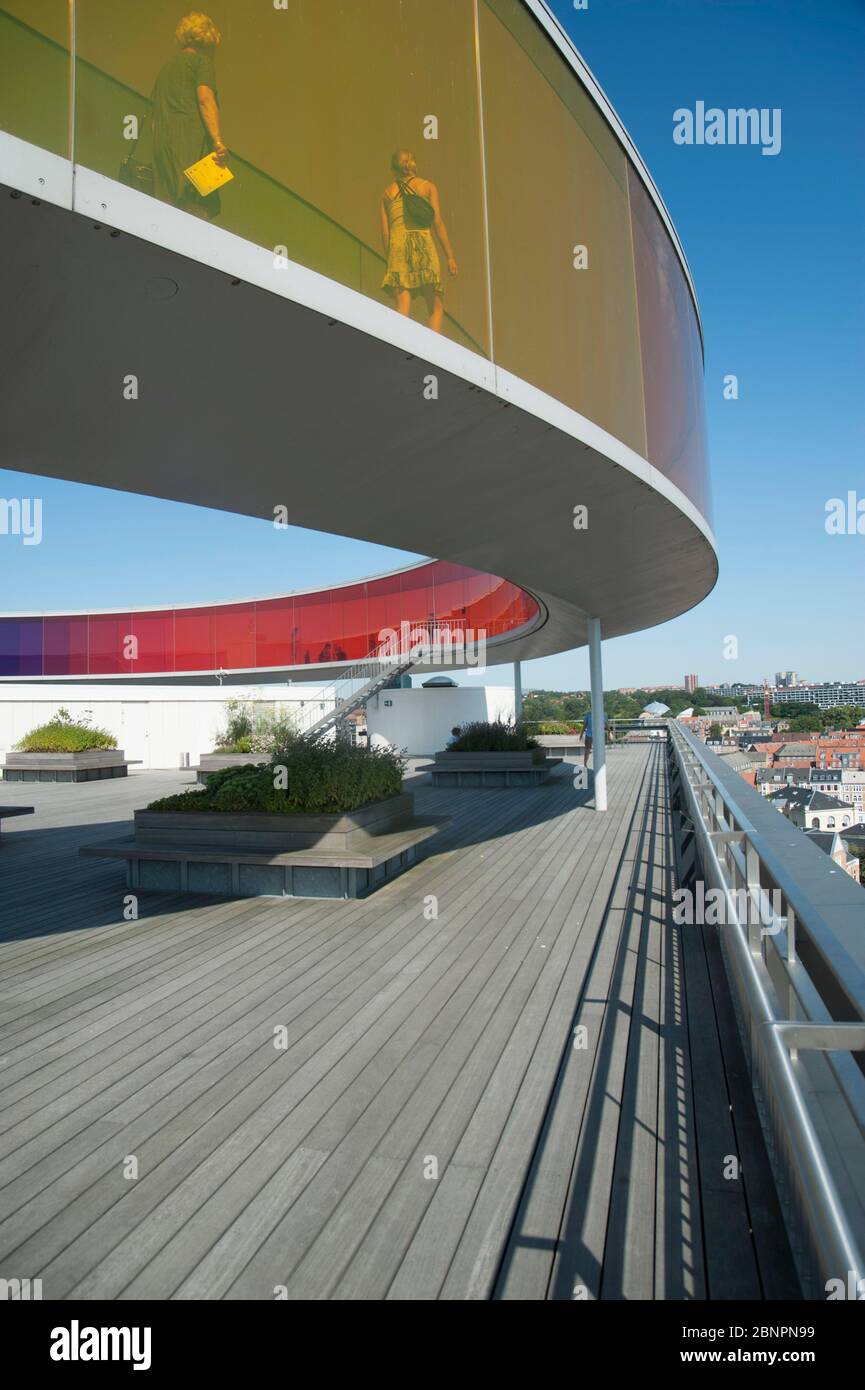 Aros aarhus art museum with roof installation your rainbow panorama hi ...