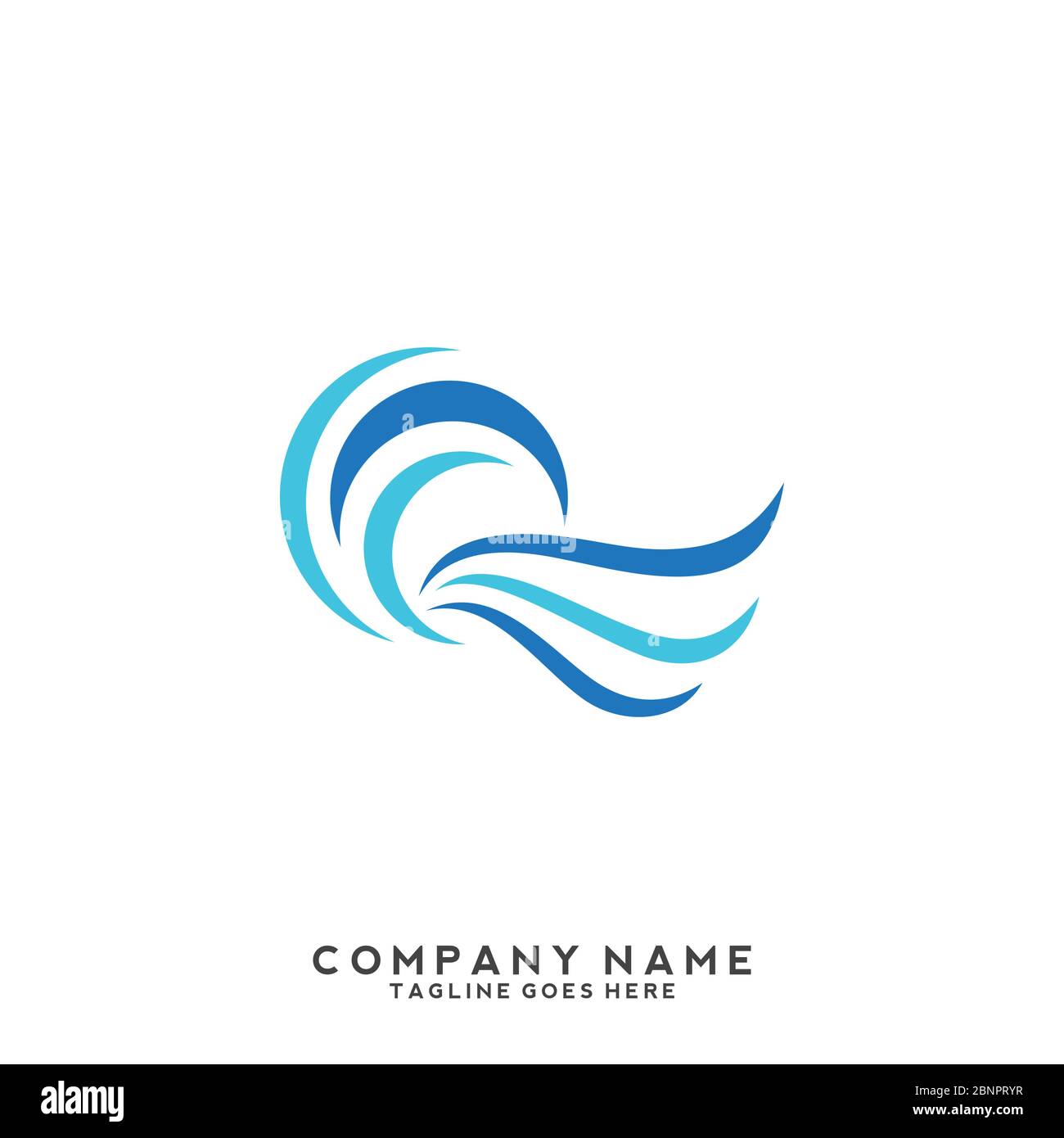 Water wave icon vector hi-res stock photography and images - Alamy