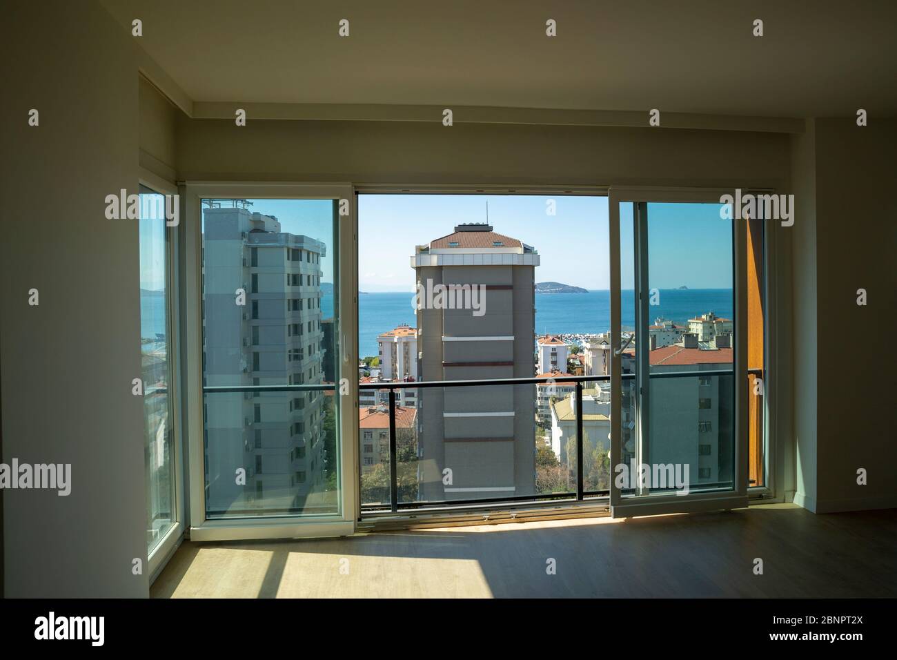 Modern, Luxury Apartment Building Background Stock Photo - Alamy