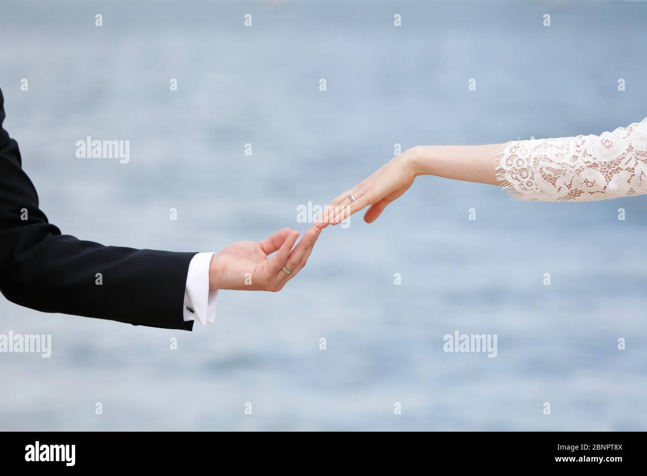 close up man and woman hand touching Stock Photo - Alamy