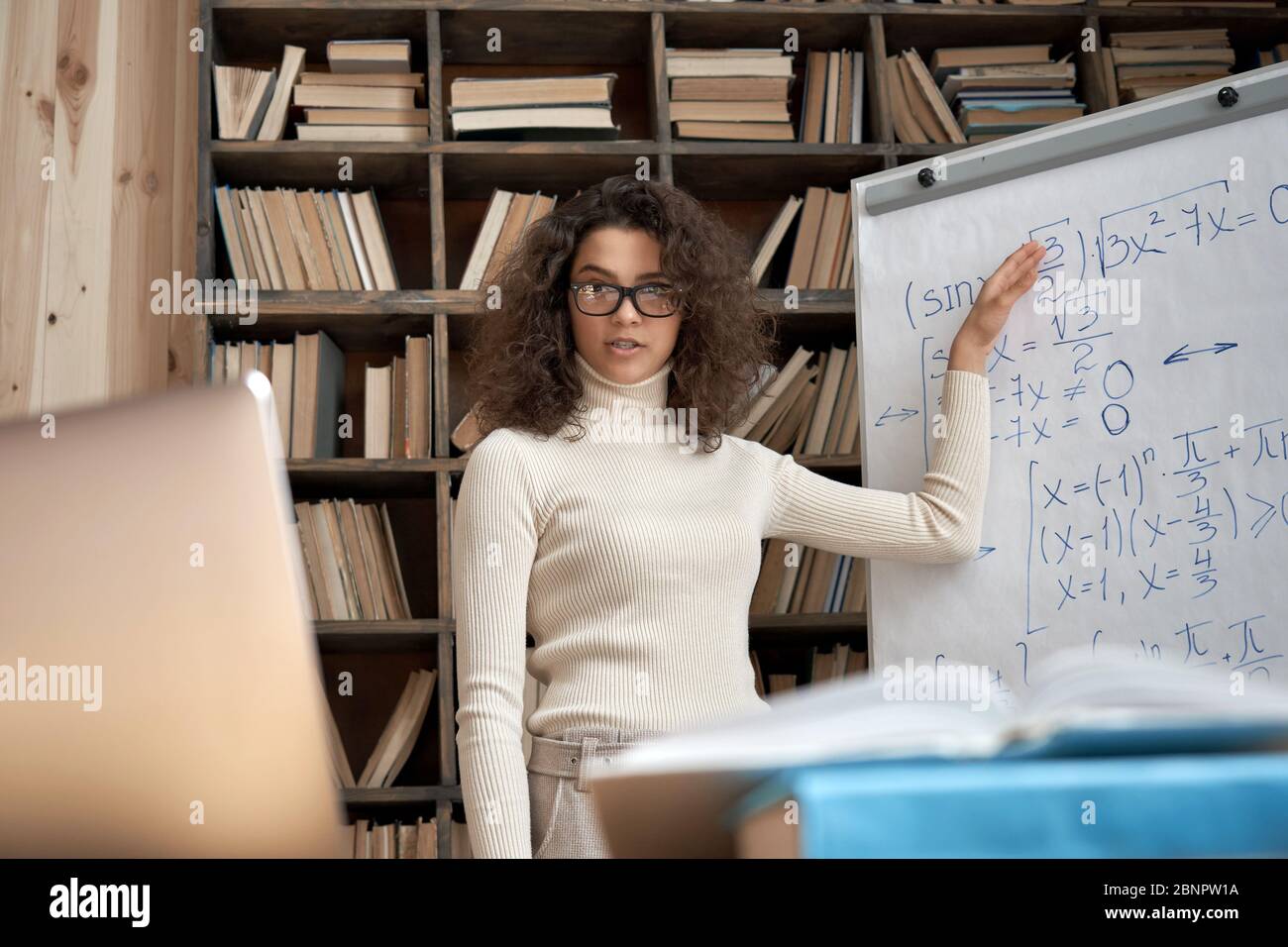 Class teacher math hi-res stock photography and images - Alamy