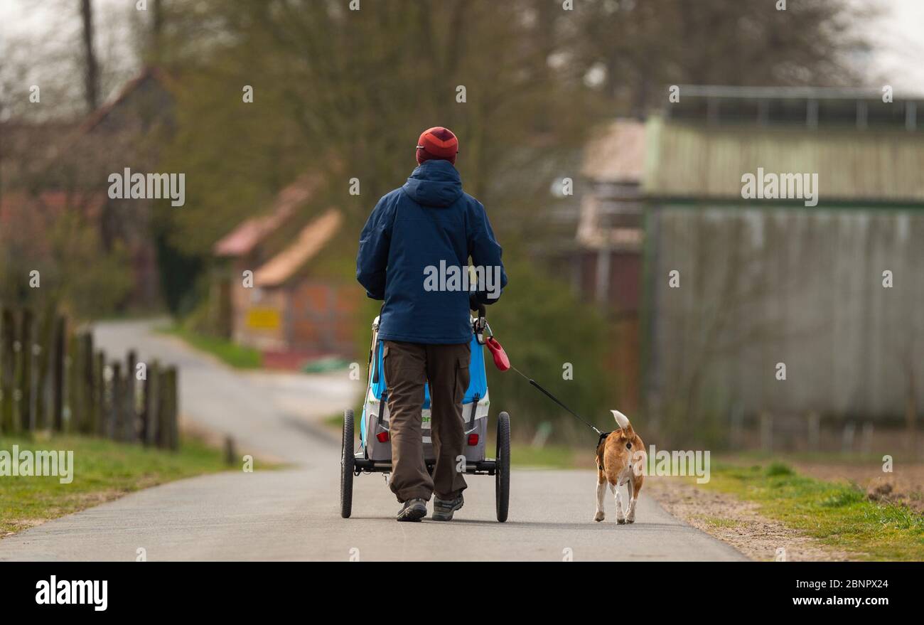 Fathers with strollers hi-res stock photography and images - Alamy