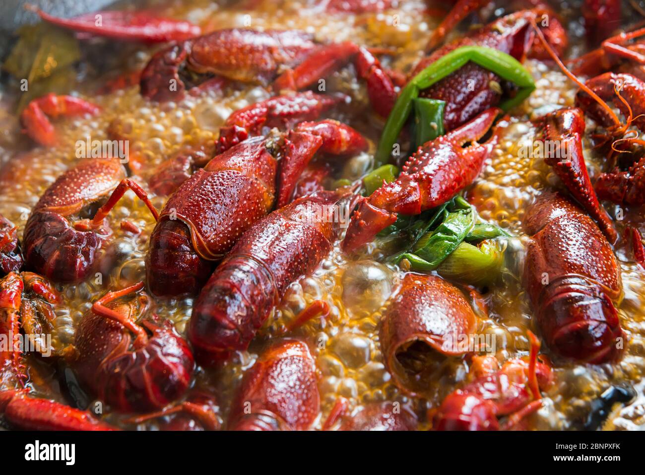 Chinese Spicy crayfish, Chinese Food Stock Photo - Alamy